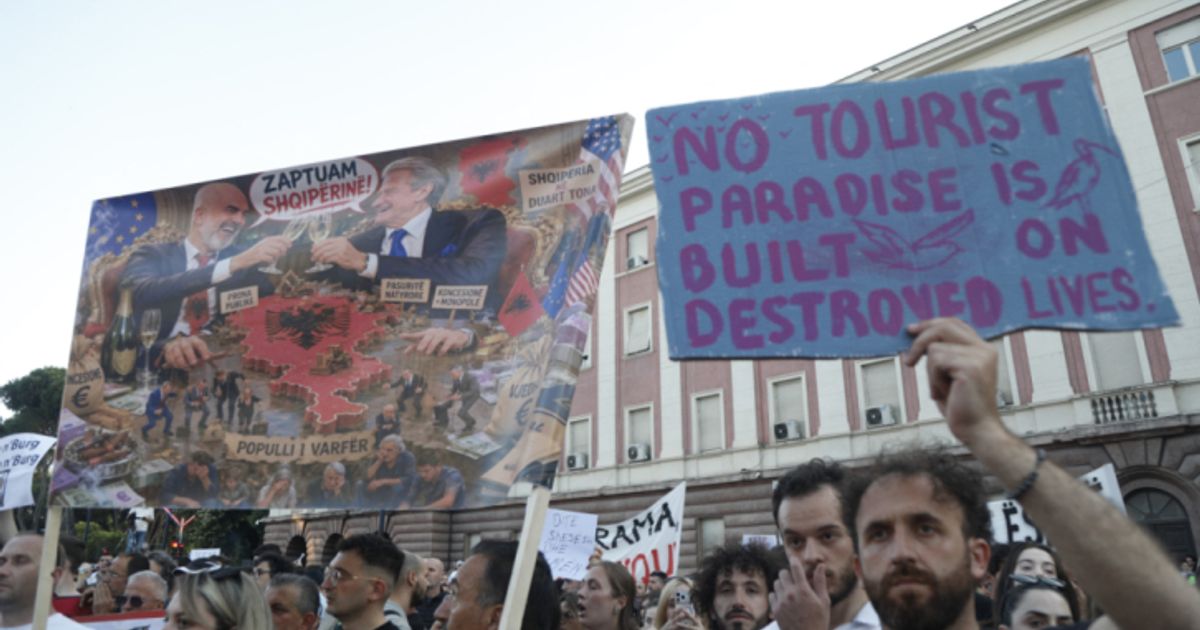 Albanien: Proteste gegen Bauprojekt von Trumps Schwiegersohn | Tiroler ...