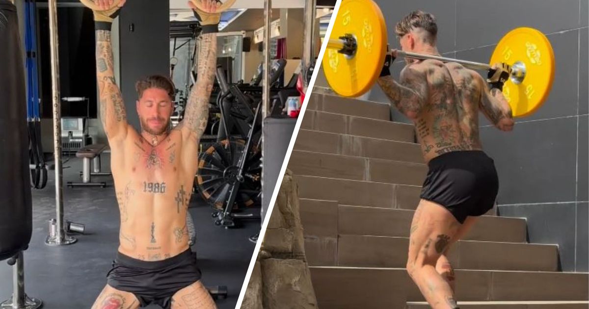 So fit ist der Kicker: Sergio Ramos glänzt im Netz mit Akrobatik ...