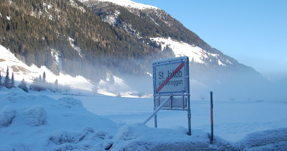 Minus 9,3 Grad in St. Jakob: Nächste Kälte-Nacht in Tirol, auch Ostern ...