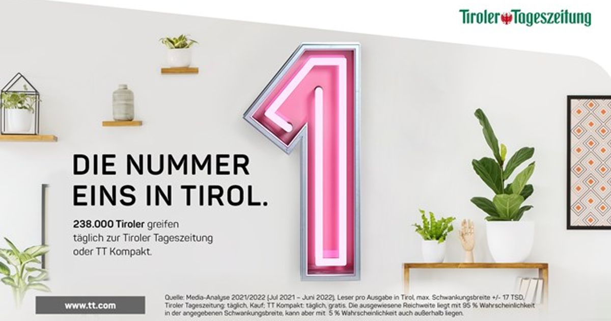 238.000 LeserInnen täglich: Die TT ist die beliebteste Tageszeitung ...