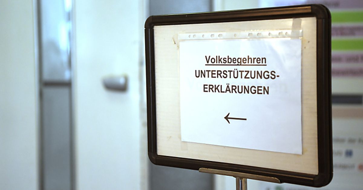 Fristen, Registrierung, Eintragung: Wie man ein Volksbegehren ...