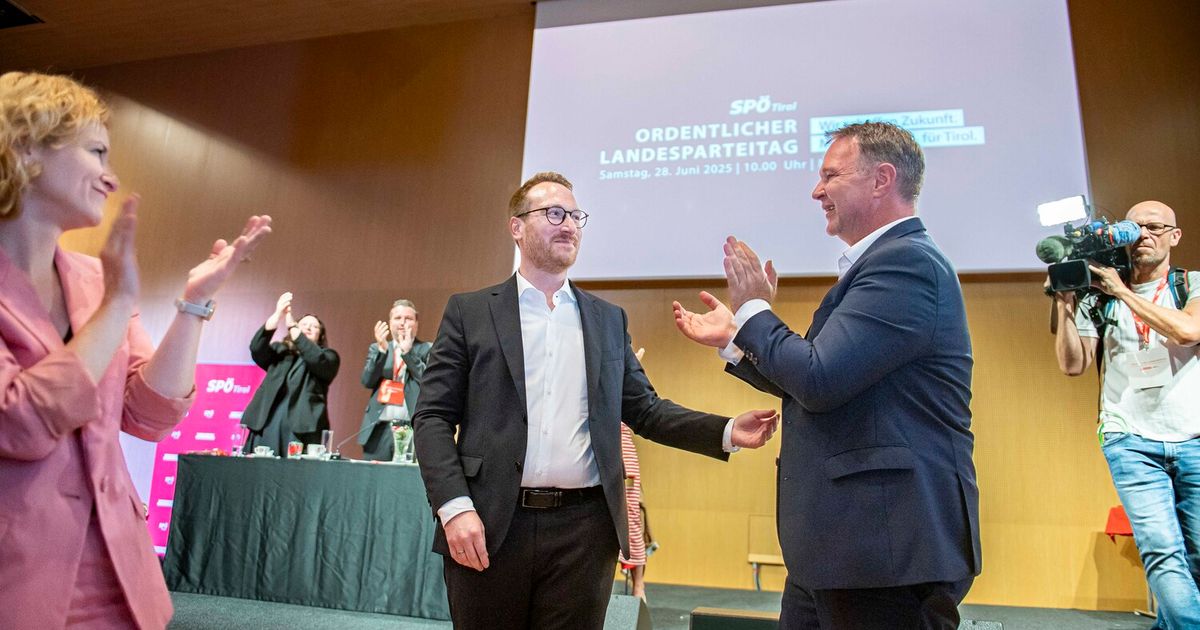 Fulminanter Wahlsieg: Philip Wohlgemuth mit 96 Prozent neuer SP-Tirol ...