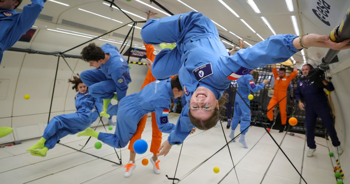 Schwerelos: Maria Hofer aus Mayrhofen war Astronautin für einen Tag ...