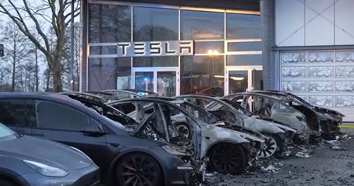 Protest gegen Musk? Brennende Teslas vor deutschem Autohaus sorgten für ...