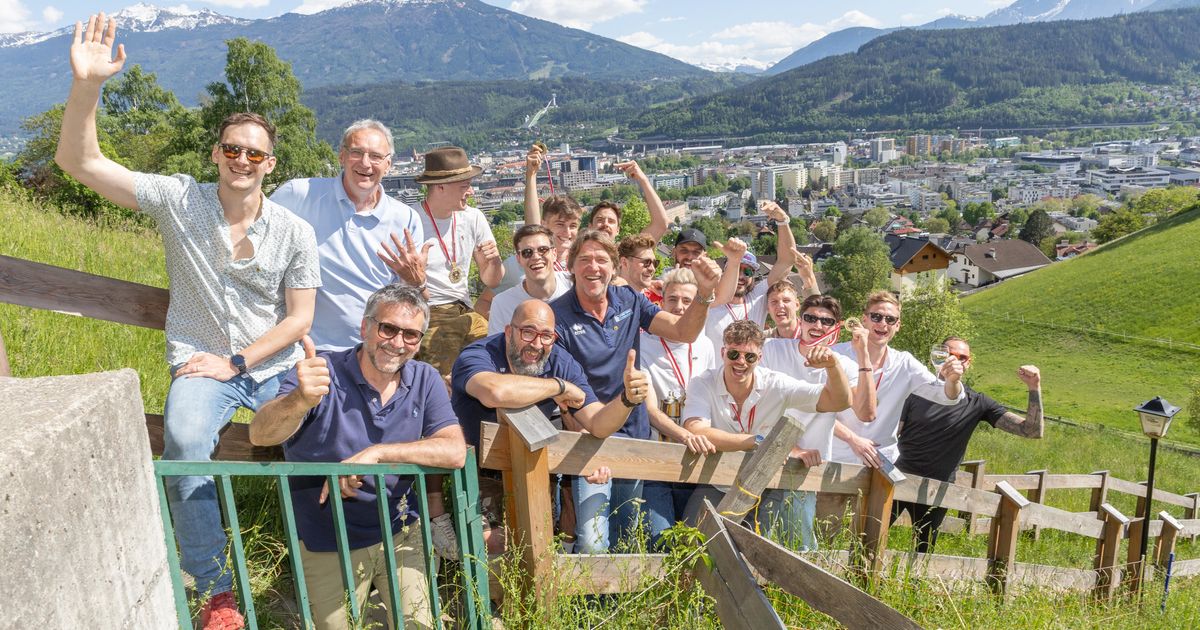 Die letzte Meister-Feier vor dem Ende: Hypo-Tirol-Volleyballer luden ...