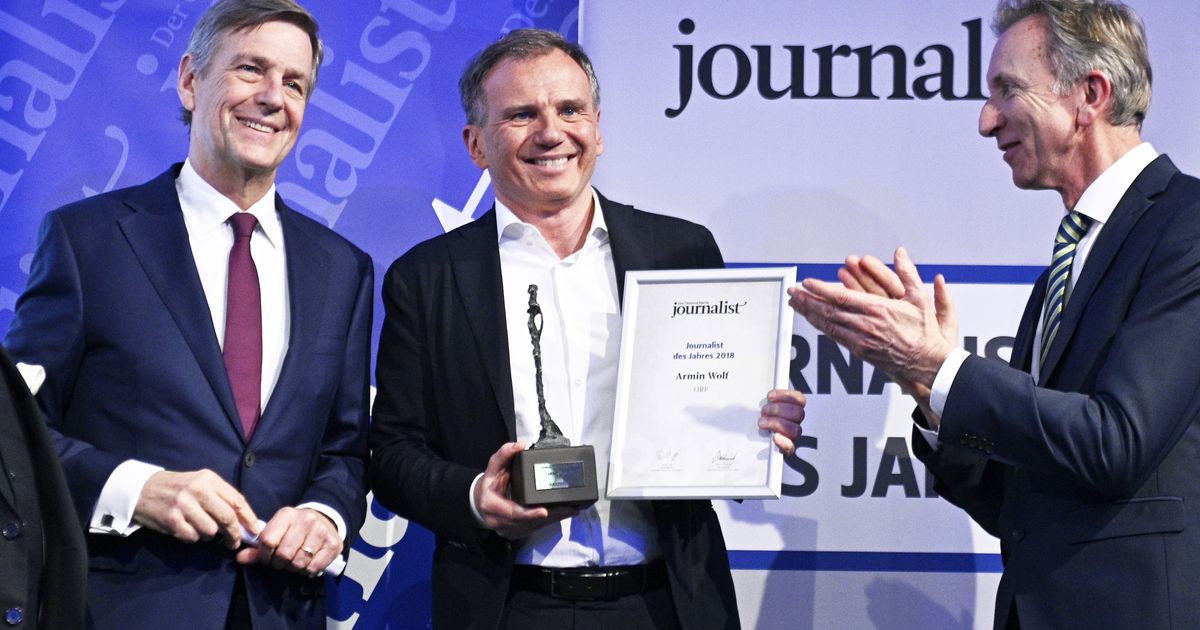Armin Wolf als „Journalist des Jahres“ geehrt | Tiroler Tageszeitung ...