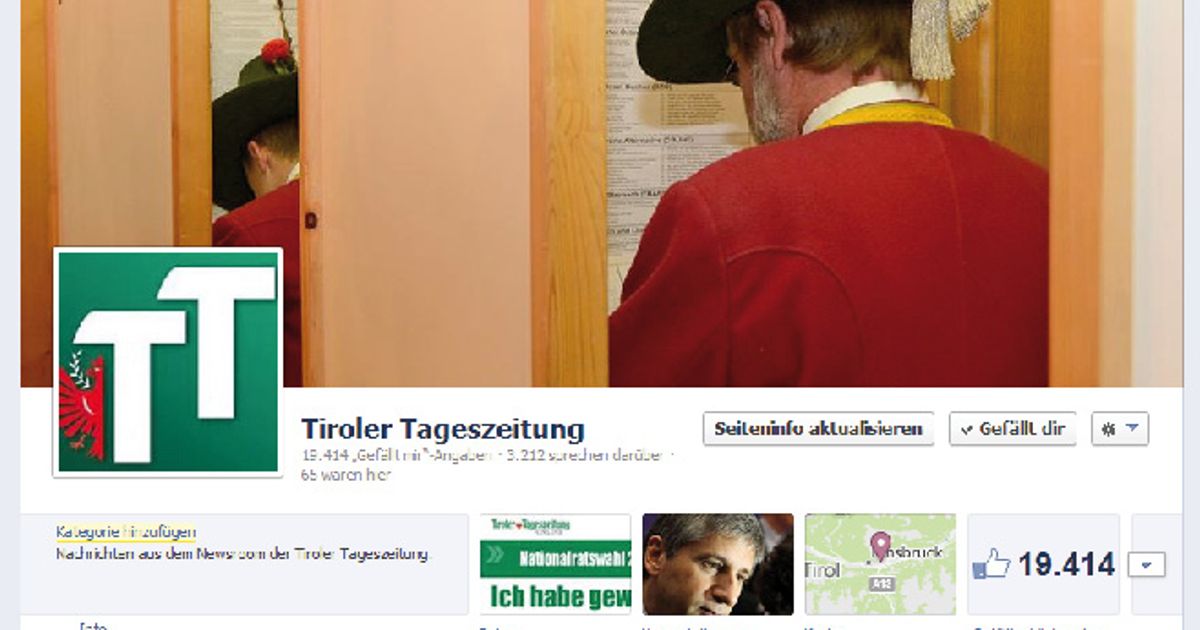 Das letzte Aufgebot der Parteien auf Facebook | Tiroler Tageszeitung ...